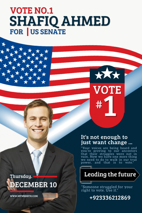Copy of Vote campaign | PosterMyWall