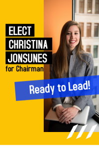 Vote For Me Campaign Poster Template | PosterMyWall