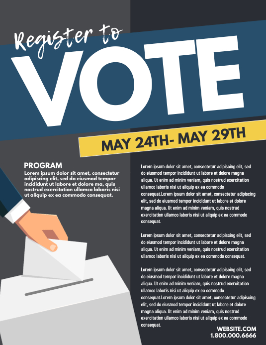 Vote Template | PosterMyWall