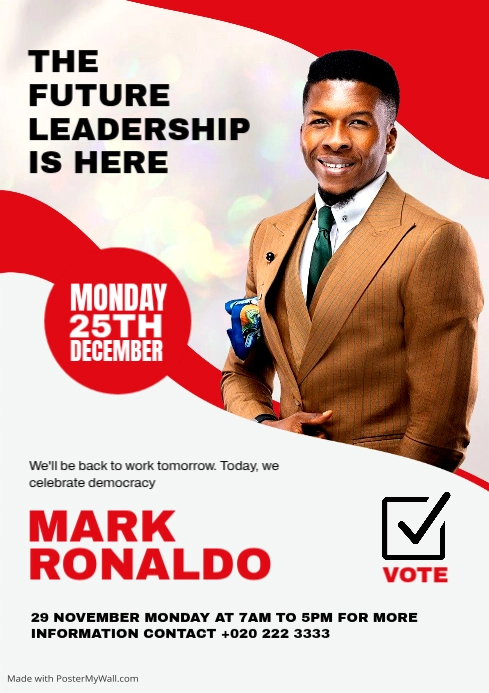 VOTE Template | PosterMyWall