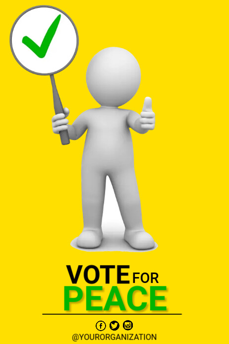 vote Template | PosterMyWall
