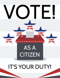 Vote Now Flyer Template | PosterMyWall