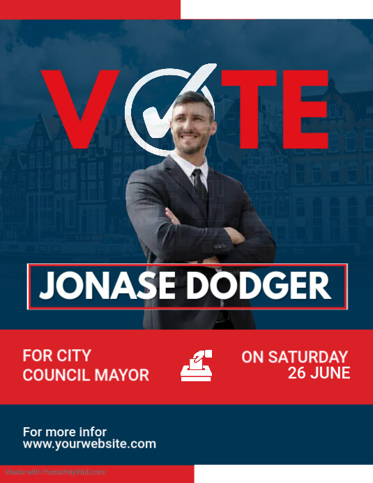 VOTE Template | PosterMyWall