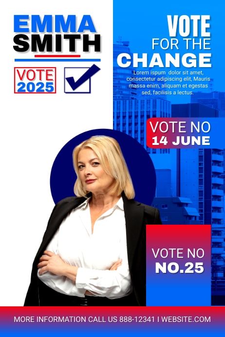 Vote flyer Template | PosterMyWall