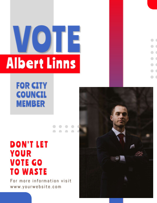 Vote for Candidate Election Flyer Template | PosterMyWall