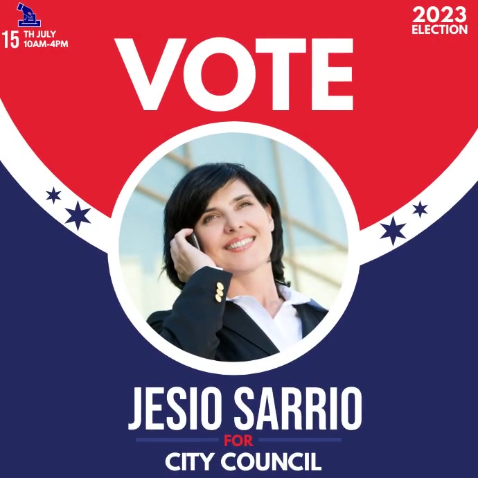 Copy of Vote for leader election template design | PosterMyWall