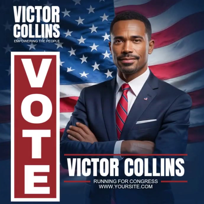 VOTE FOR ME FLYER. campaign flyer. political flyer. Template | PosterMyWall