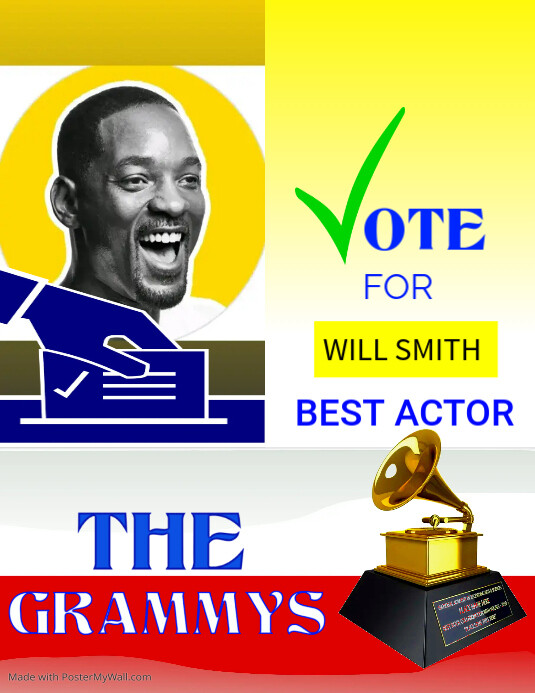 VOTE FOR WILL SMITH Template | PosterMyWall