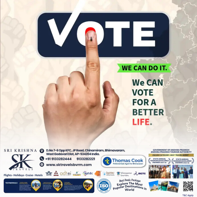 VOTE of Sk (1) Template | PosterMyWall