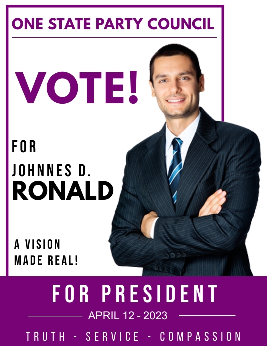 voting campaign poster Template | PosterMyWall