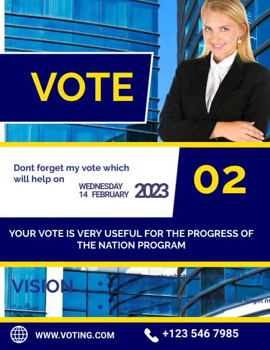 Voting Flyer Template | PosterMyWall