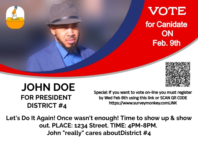 Voting Postcard Template | PosterMyWall