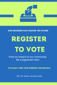 Voting Poster Template | PosterMyWall
