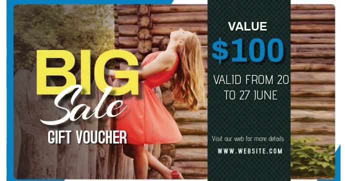 VOUCHER FACEBOOK SHARE SHARED IMAGE TEMPLATE | PosterMyWall