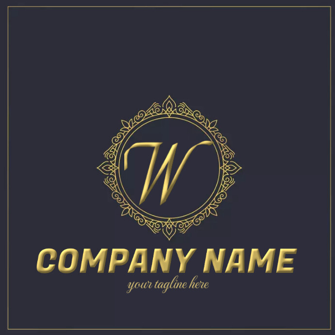 W Company logo business logo icon monogram Template | PosterMyWall