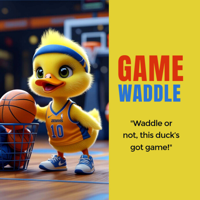 waddle Game Template | PosterMyWall