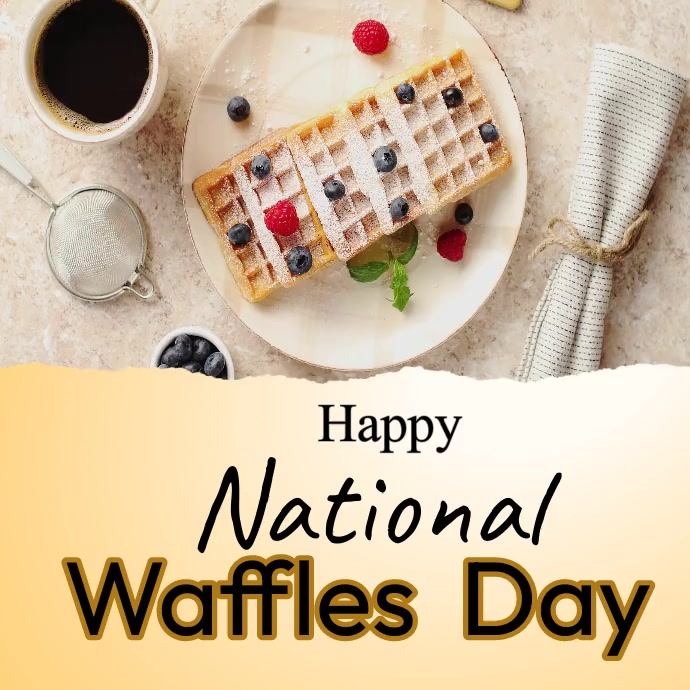 Waffles Template | PosterMyWall