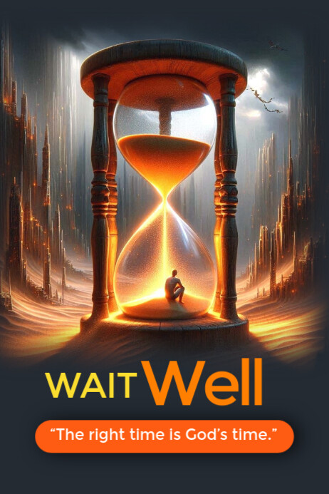 Modèle Wait well | PosterMyWall