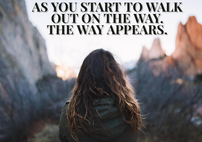 WALK AND WAY QUOTE TEMPLATE | PosterMyWall