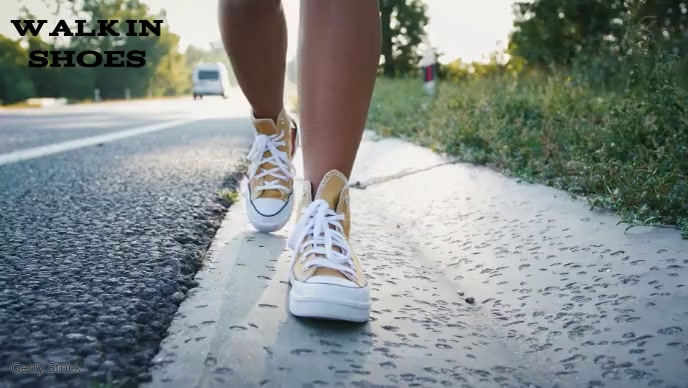 Plantilla de De Zapatos para Caminar | PosterMyWall