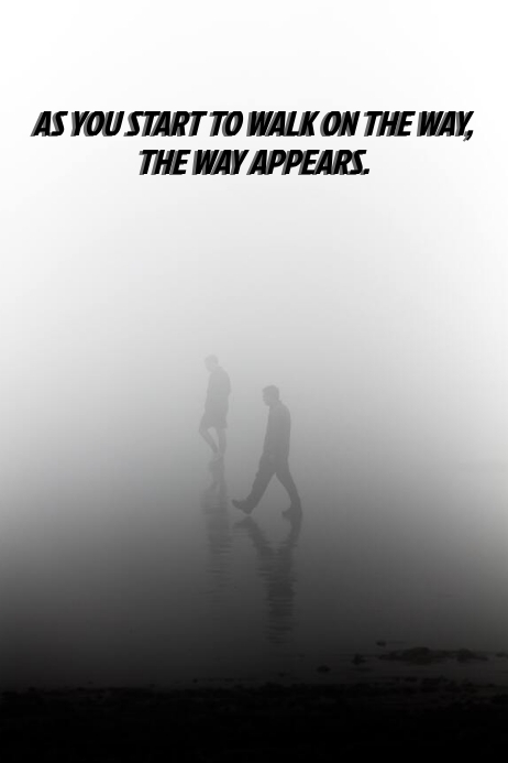 WALK ON THE WAY QUOTE TEMPLATE | PosterMyWall