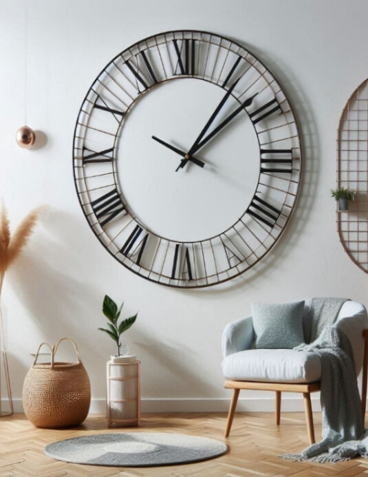 Wall clock interior background เทมเพลต | PosterMyWall