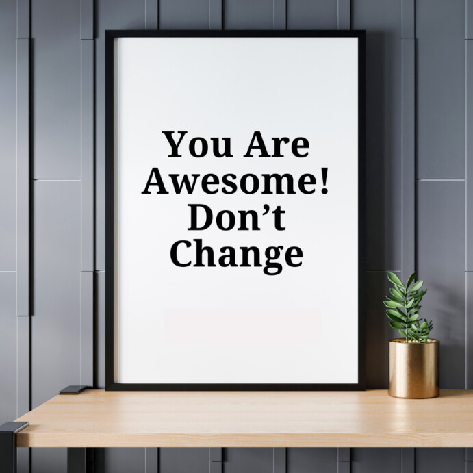 wall frame motivational quote Template | PosterMyWall