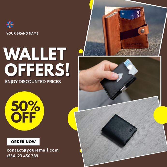 wallets fashion sale template | PosterMyWall