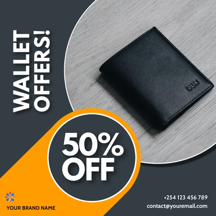 wallets fashion sale template | PosterMyWall