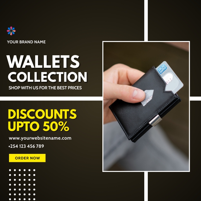 wallets fashion sale template | PosterMyWall