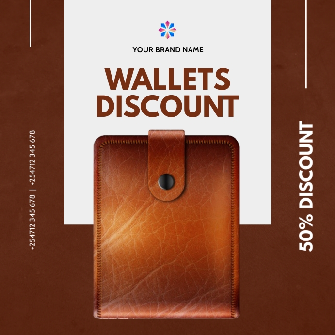 wallets fashion sale template | PosterMyWall