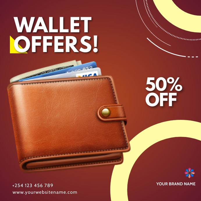 wallets fashion sale template | PosterMyWall