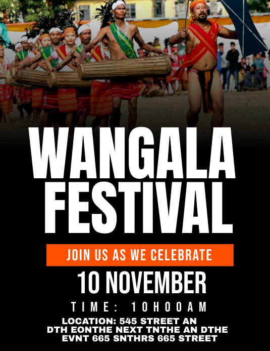 wangala festival Template | PosterMyWall