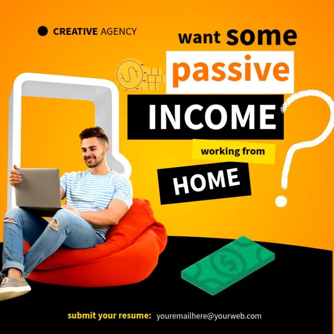 Copy of Want Some Passive Income | PosterMyWall