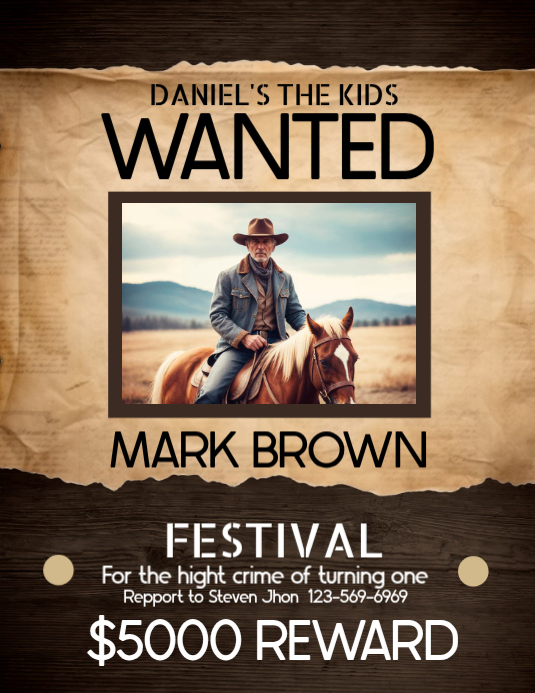 WANTED Template | PosterMyWall