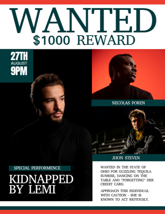 WANTED Template | PosterMyWall