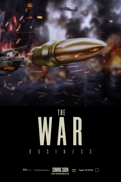 War Movie Poster Template | PosterMyWall