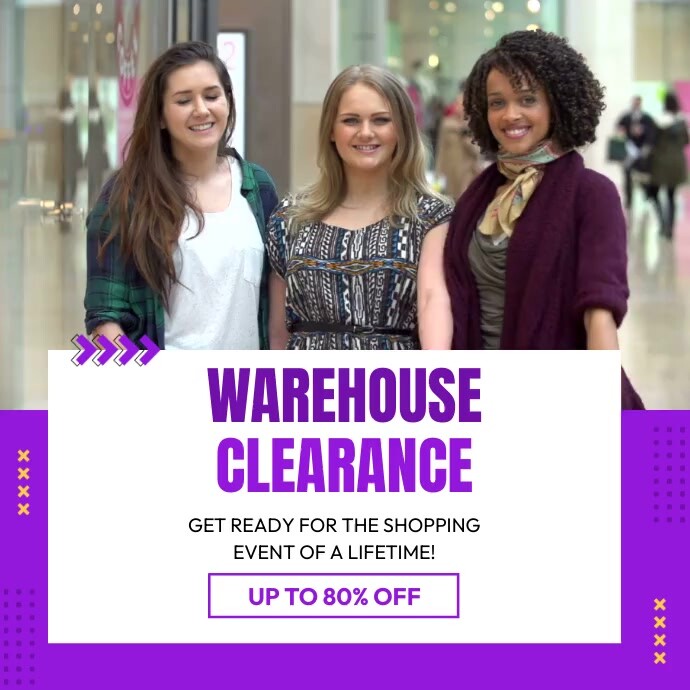 Plantilla de Warehouse clearance | PosterMyWall