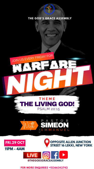 Copia de Warfare Night | PosterMyWall