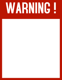 warning 1 Template | PosterMyWall