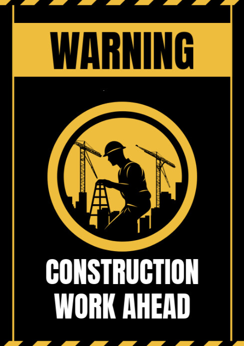 warning Template | PosterMyWall