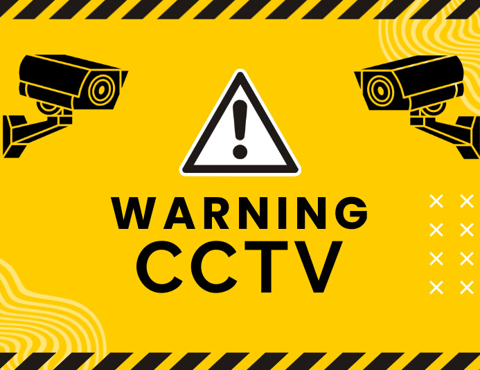 WARNING Template | PosterMyWall