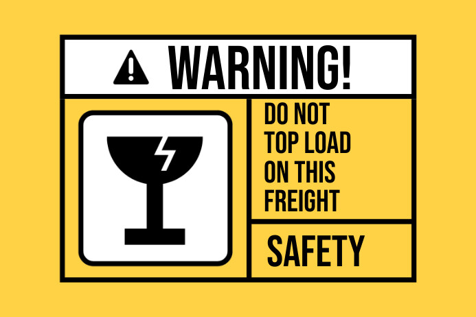 Plantilla de warning | PosterMyWall