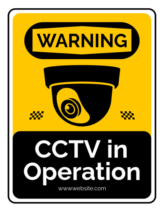 Warning notice Template | PosterMyWall