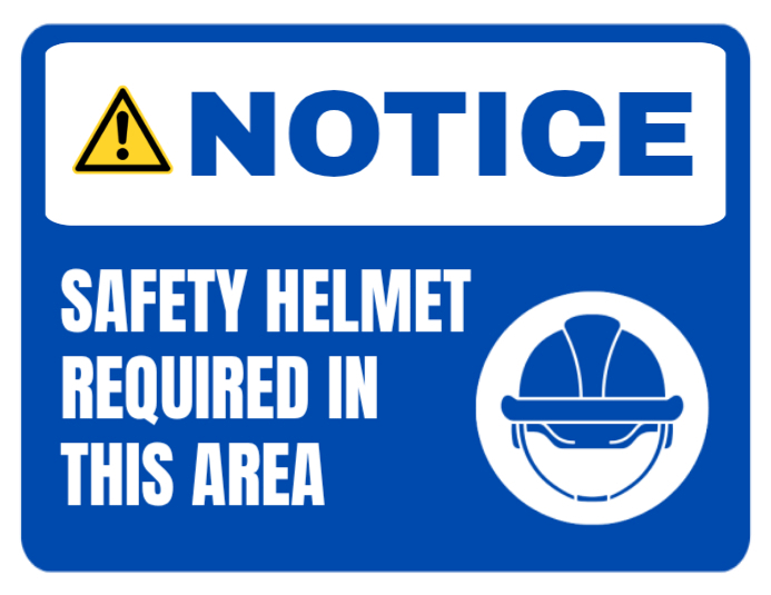 Warning Sign Area Template | PosterMyWall