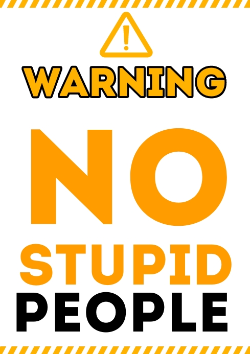 warning sign Template | PosterMyWall