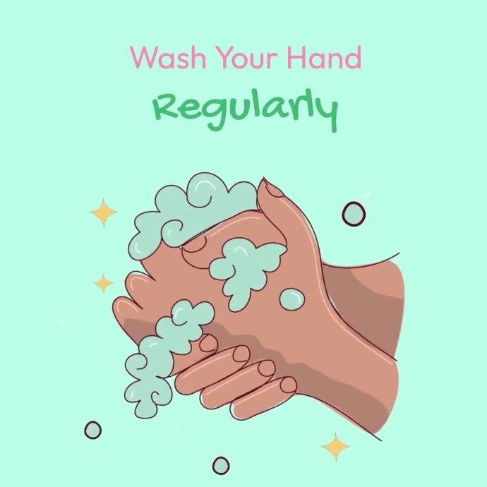 Wash Your Hand Instagram Post Template | PosterMyWall