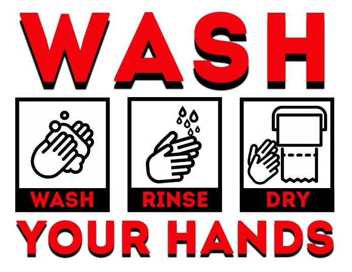 Wash Your Hands Template | PosterMyWall