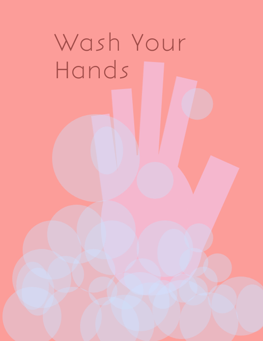 Wash Your Hands Template | PosterMyWall