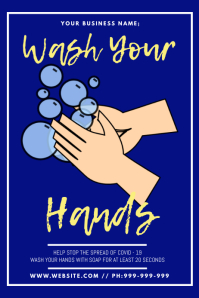 Wash Your Hands Poster Template | PosterMyWall